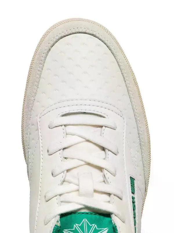REEBOK Club C Embossed Leather Sneakers
