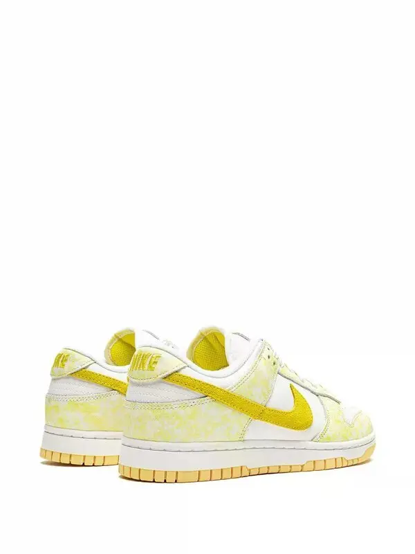 Nike Dunk Low Yellow Strike Sneakers - White