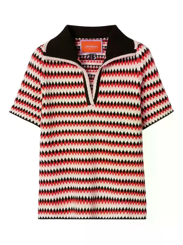 La DoubleJ Logo-embroidered T-shirt