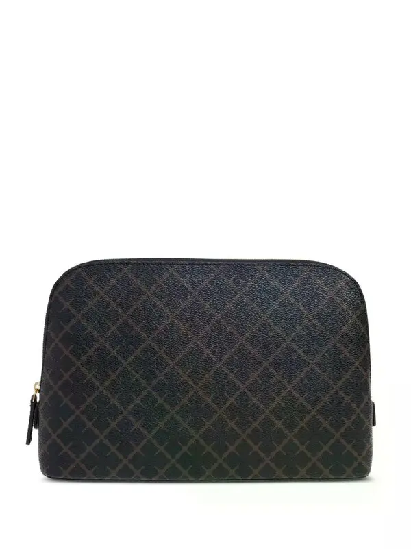 BY MALENE BIRGER Floral Motif Makeup Bag - Black