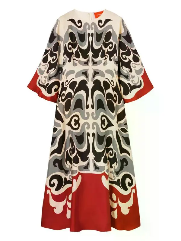 La DoubleJ Sorella Bell-sleeve Maxi Dress - Black