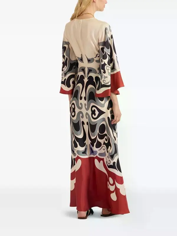 La DoubleJ Sorella Bell-sleeve Maxi Dress - Black