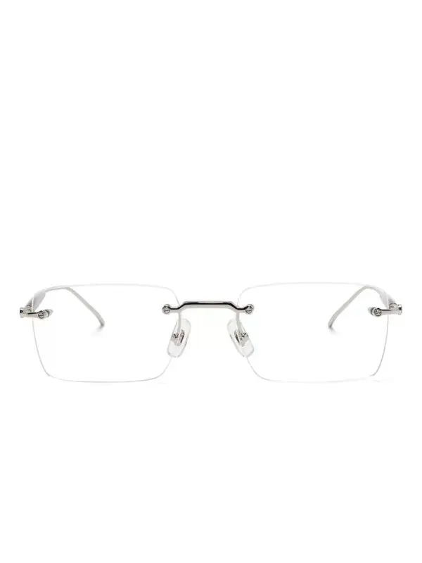 Montblanc Rimless Glasses - Silver