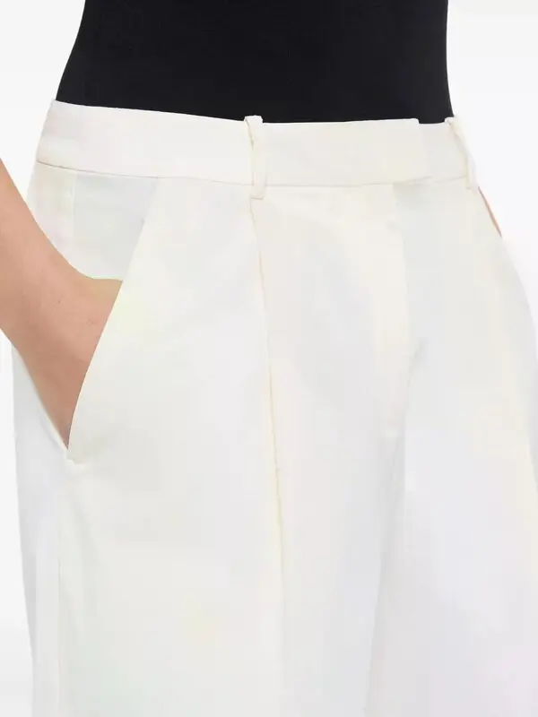 Another Tomorrow Pleated Trousers