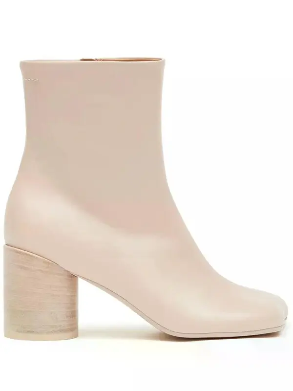 MAISON MARGIELA Anatomic 70mm Leather Ankle Boots