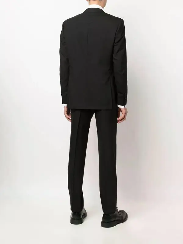Canali Tailored Single-breasted Suit - Black