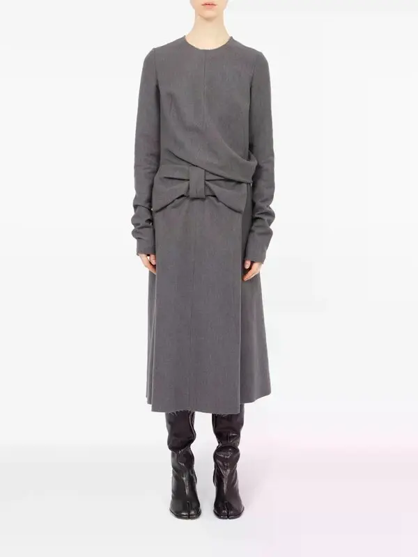 MAISON MARGIELA Bow-detailing Midi Dress