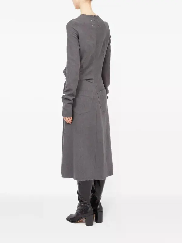 MAISON MARGIELA Bow-detailing Midi Dress