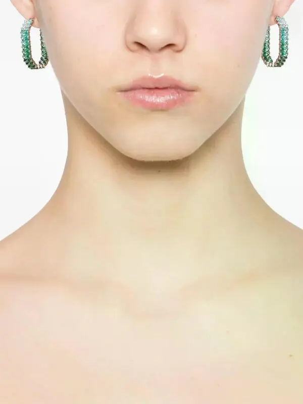 SWAROVSKI Matrix Hoop Earrings