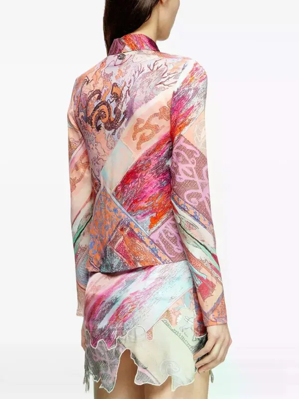 DIESEL® C-amelia Graphic Print Shirt