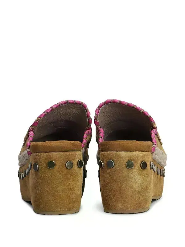 Mou 60mm Suede Clogs