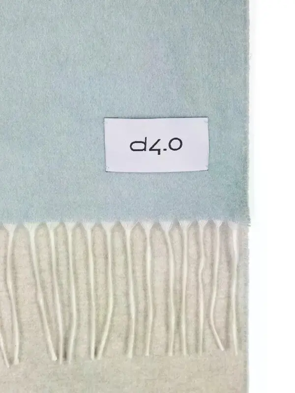 D4.0 Logo-patch Scarf - Blue