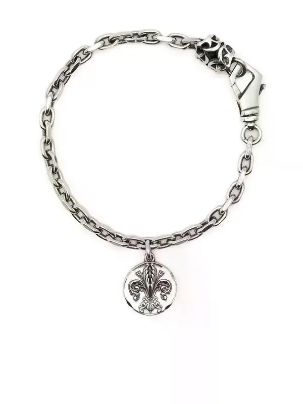 Emanuele Bicocchi Lily Coin Bracelet - Silver
