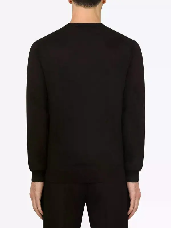 Dolce & Gabbana Cashmere Crew Neck Jumper - Black