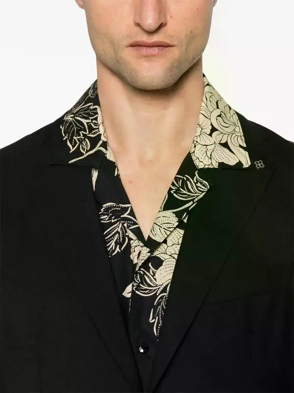 Tagliatore Brooch-detail Suit