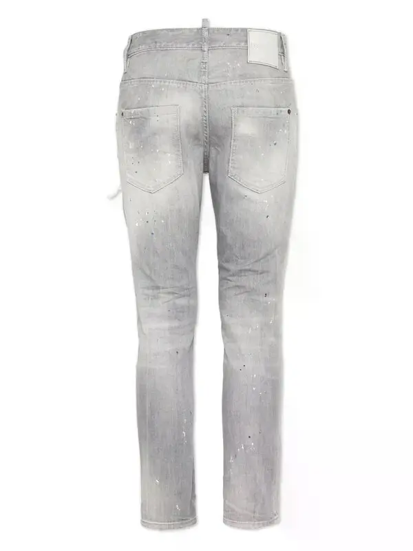 Dsquared2 Distressed Washed-denim Jeans