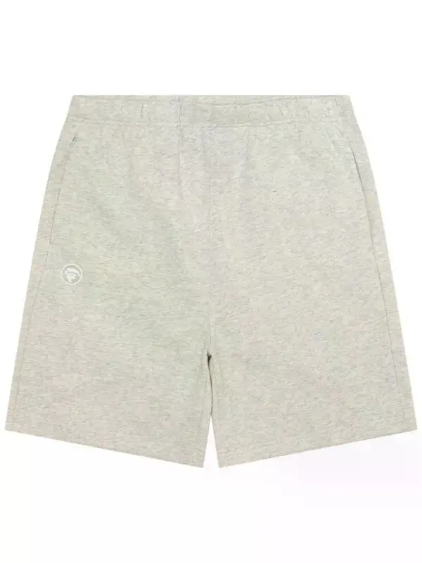 AAPE BY *A BATHING APE Logo-print Shorts - Grey