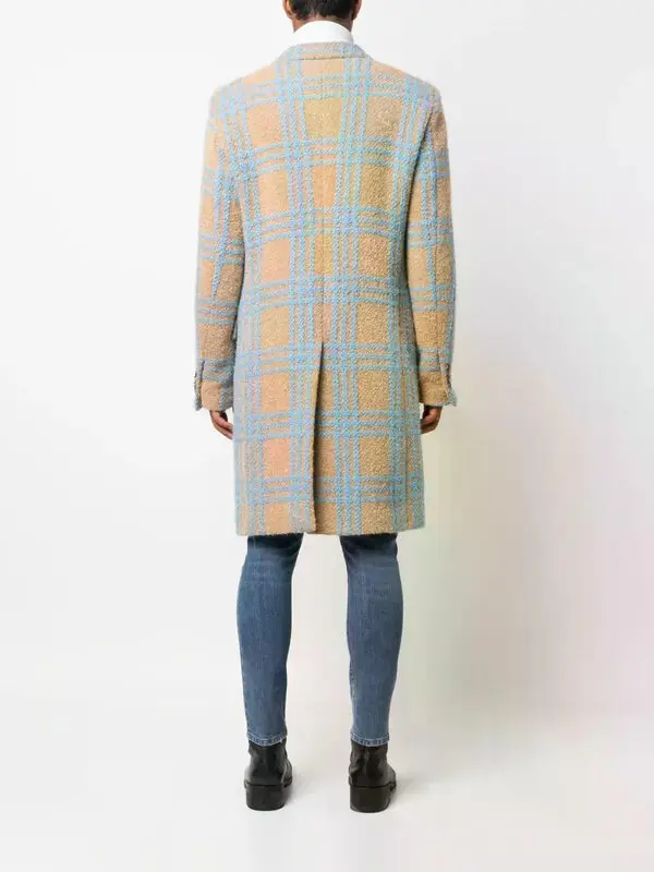 Philipp Plein Checked Single-breasted Coat