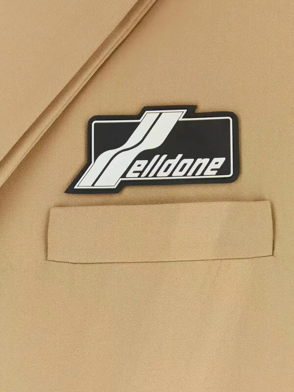 We11Done Logo-patch Blazer