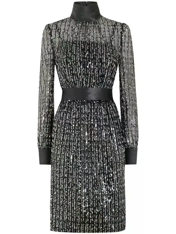 Dolce & Gabbana Midi Sequinned Dress