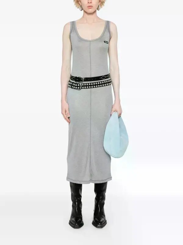 Miu Miu Logo-patch Dress