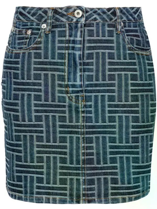 Kenzo Weave Mini Skirt