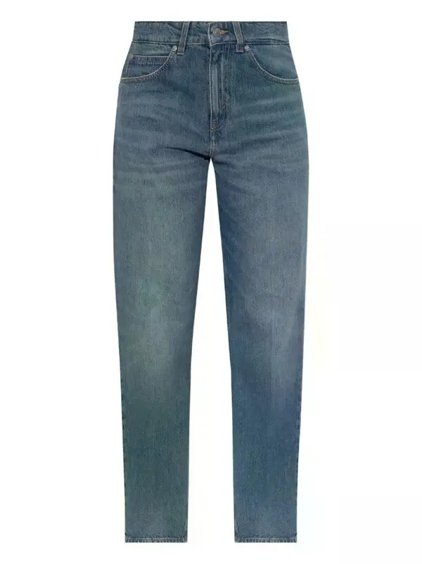 Victoria Beckham Washed Straight-leg Jeans