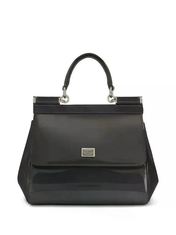 Dolce & Gabbana Small Sicily Top-handle Bag - Grey