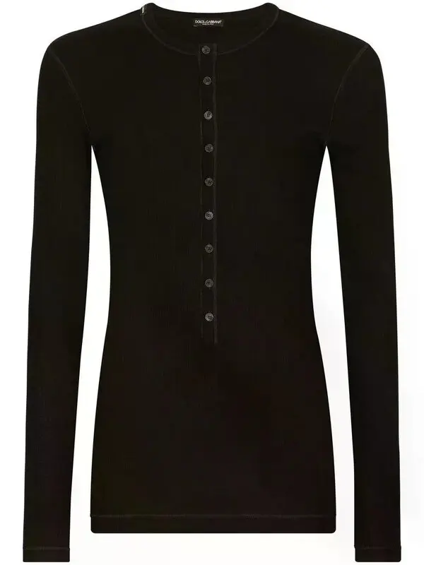 Dolce & Gabbana Fine-rib Cotton T-shirt