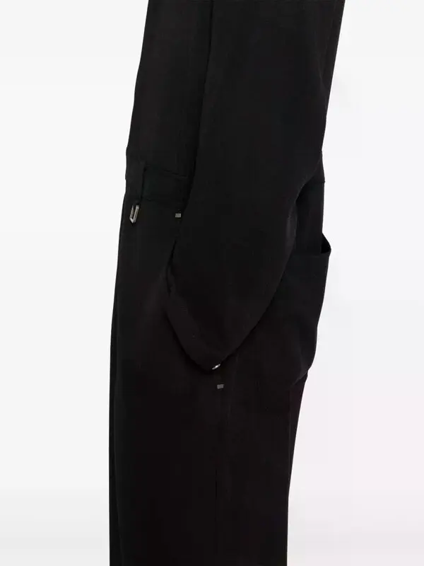 TEAM WANG DESIGN Long Sleeves Jumpsuit With Front Zip And Elasticated Waistband