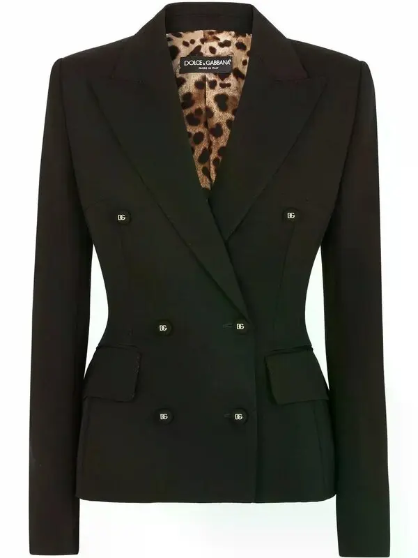 Dolce & Gabbana Double-breasted Wool Blazer