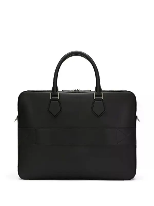 Dolce & Gabbana Logo-embossed Leather Laptop Bag