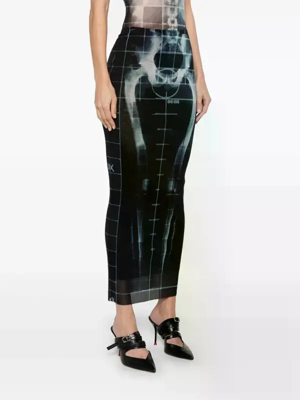 JEAN PAUL GAULTIER X-ray Maxi Skirt