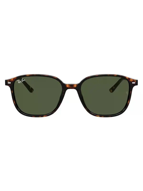 Ray-ban Leonard Rb2193 Rectangle-frame Sunglasses - Brown