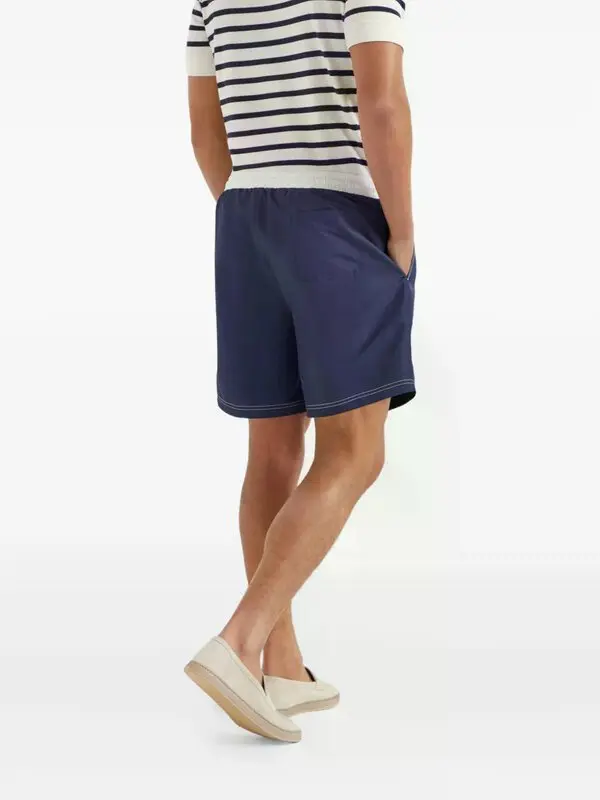 Brunello Cucinelli Logo-print Swim Shorts