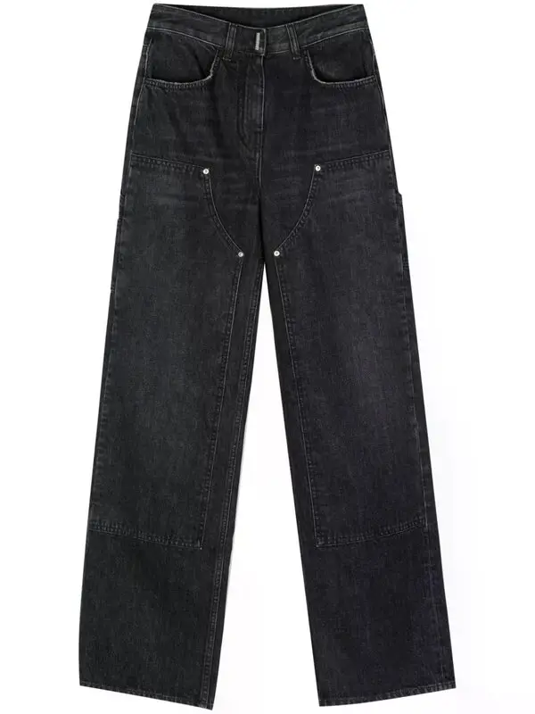 Givenchy Mid-rise Wide-leg Jeans