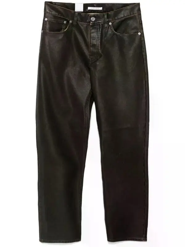 SUNFLOWER Faux Leather Loose Trousers