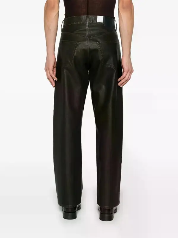 SUNFLOWER Faux Leather Loose Trousers