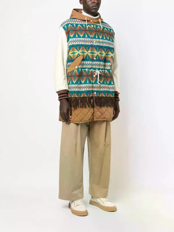 Junya Watanabe Graphic-print Hooded Parka
