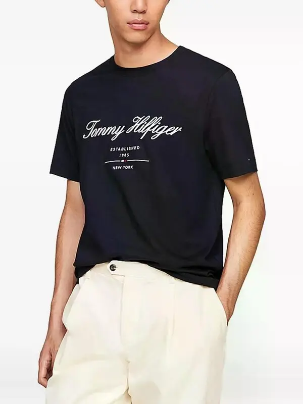 Tommy Hilfiger Script-logo T-shirt