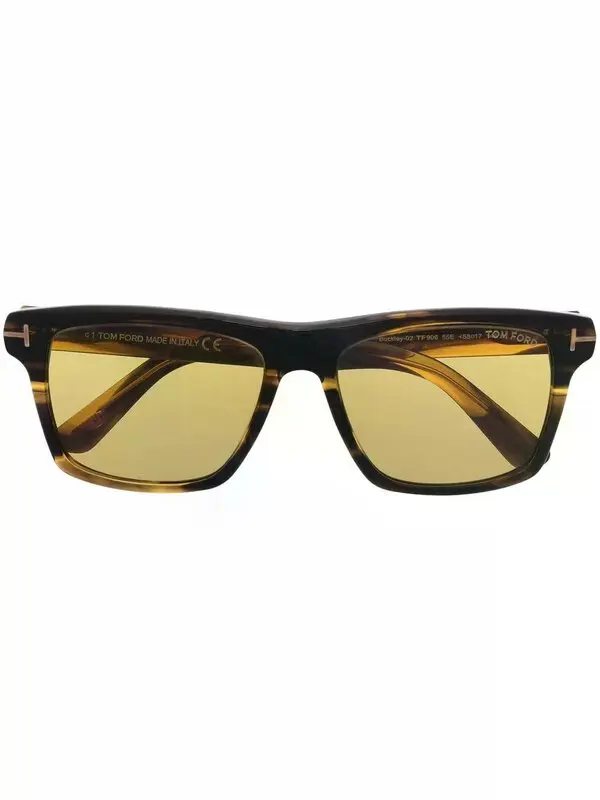 TOM FORD Tortoiseshell Square-frame Sunglasses - Brown
