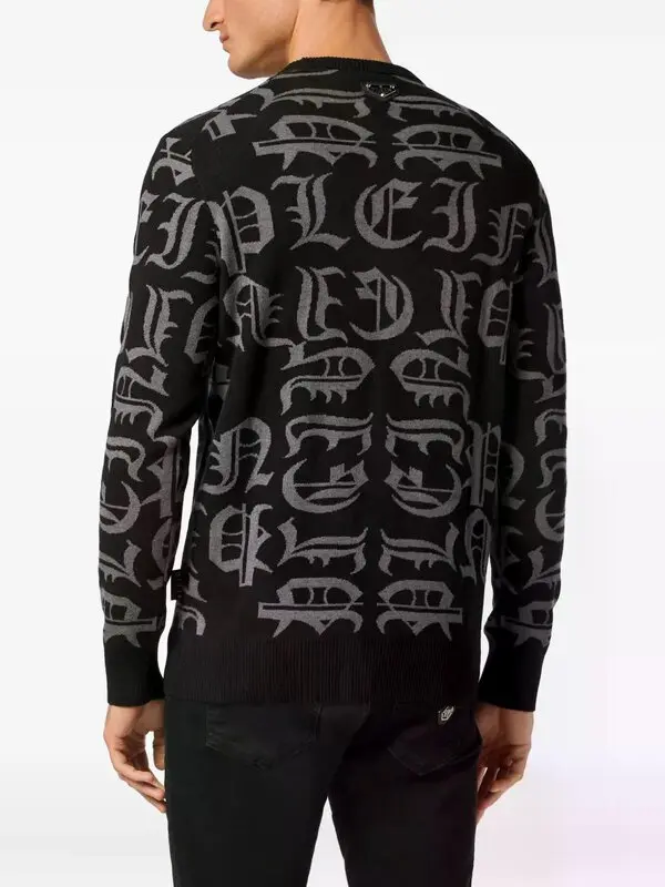 Philipp Plein Logo-intarsia Sweater