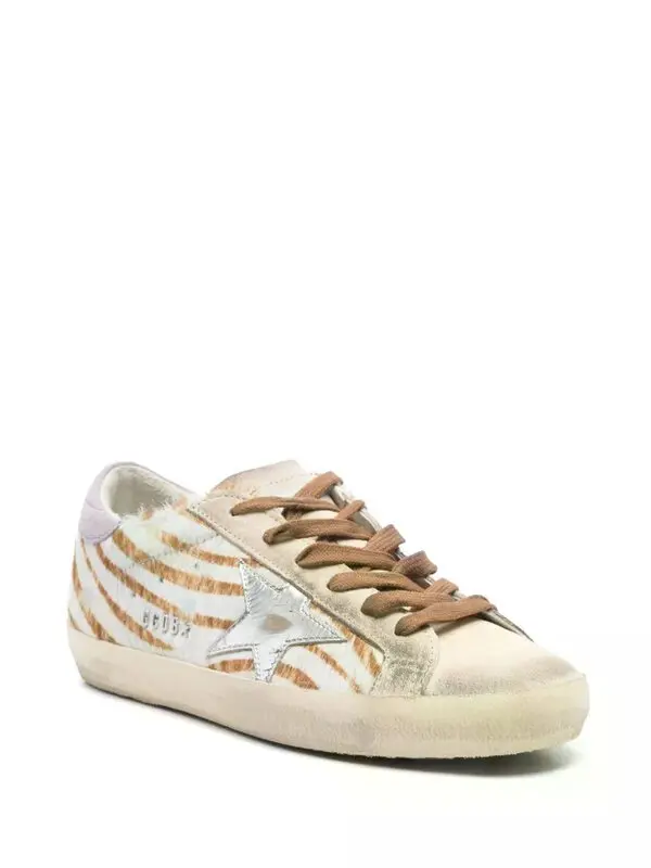 GOLDEN GOOSE Super-star Lace-up Sneakers - Neutrals