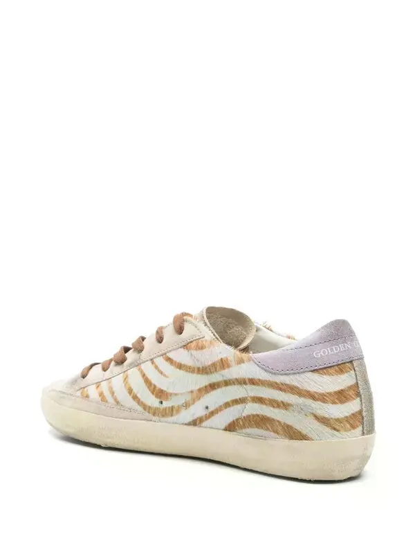 GOLDEN GOOSE Super-star Lace-up Sneakers - Neutrals
