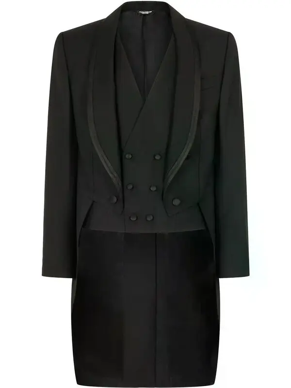Dolce & Gabbana Three-piece Wool Evening Suit