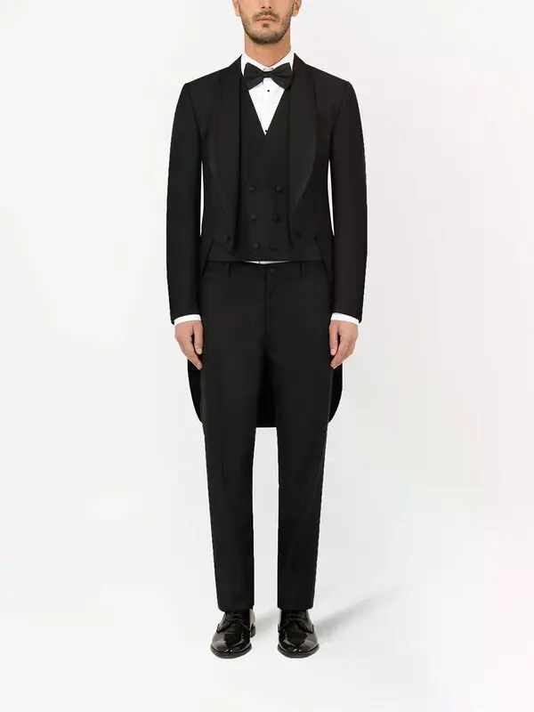 Dolce & Gabbana Three-piece Wool Evening Suit