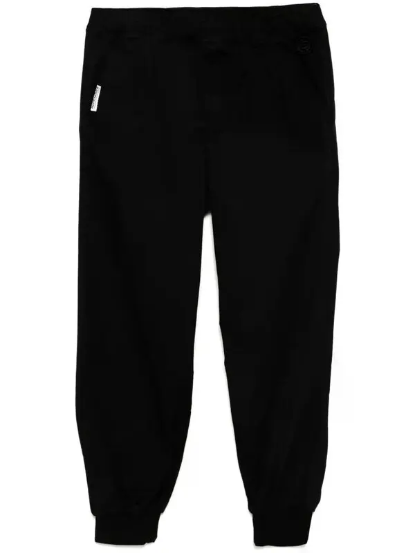 AAPE BY *A BATHING APE Logo-patch Tapered Trousers