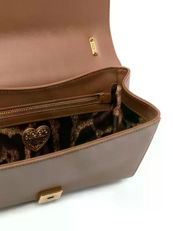 Dolce & Gabbana Devotion Quilted Shoulder Bag - Brown