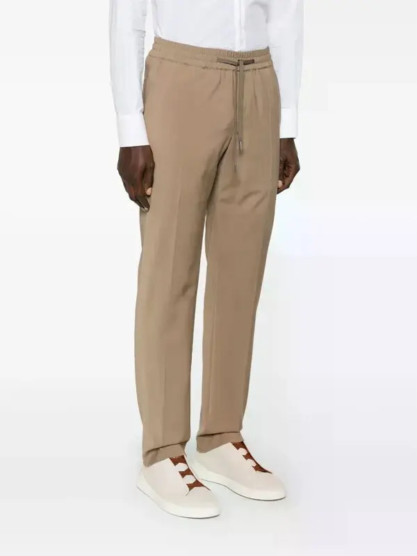 Sandro Elasticated Straight-leg Trousers