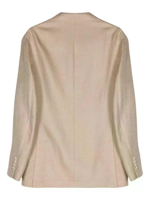Brunello Cucinelli Linen Blend Single-breasted Blazer